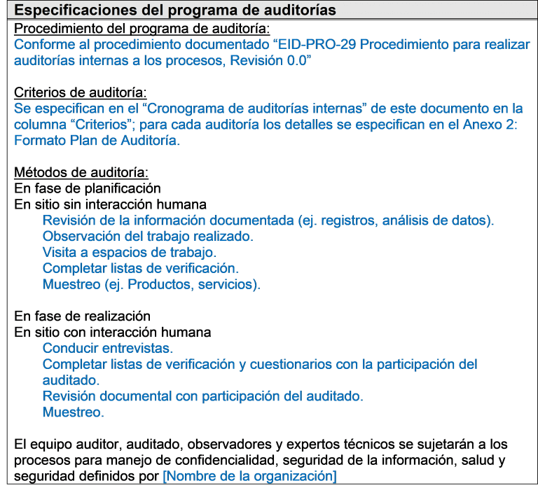 Cómo Hacer Un Programa De Auditorías Según ISO 19011:2018 | Pymes y ...